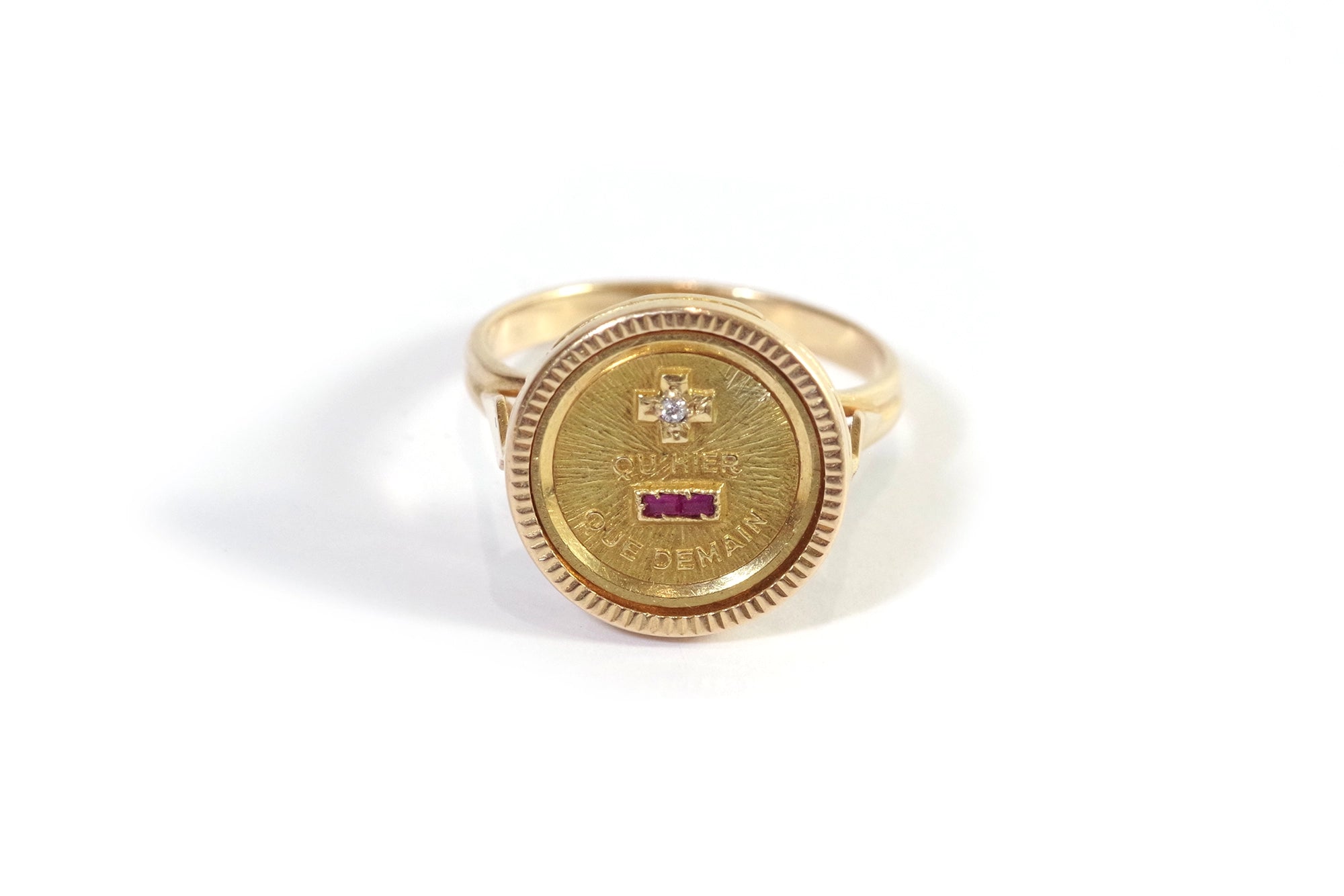 Bague d'Amour Augis médaille
