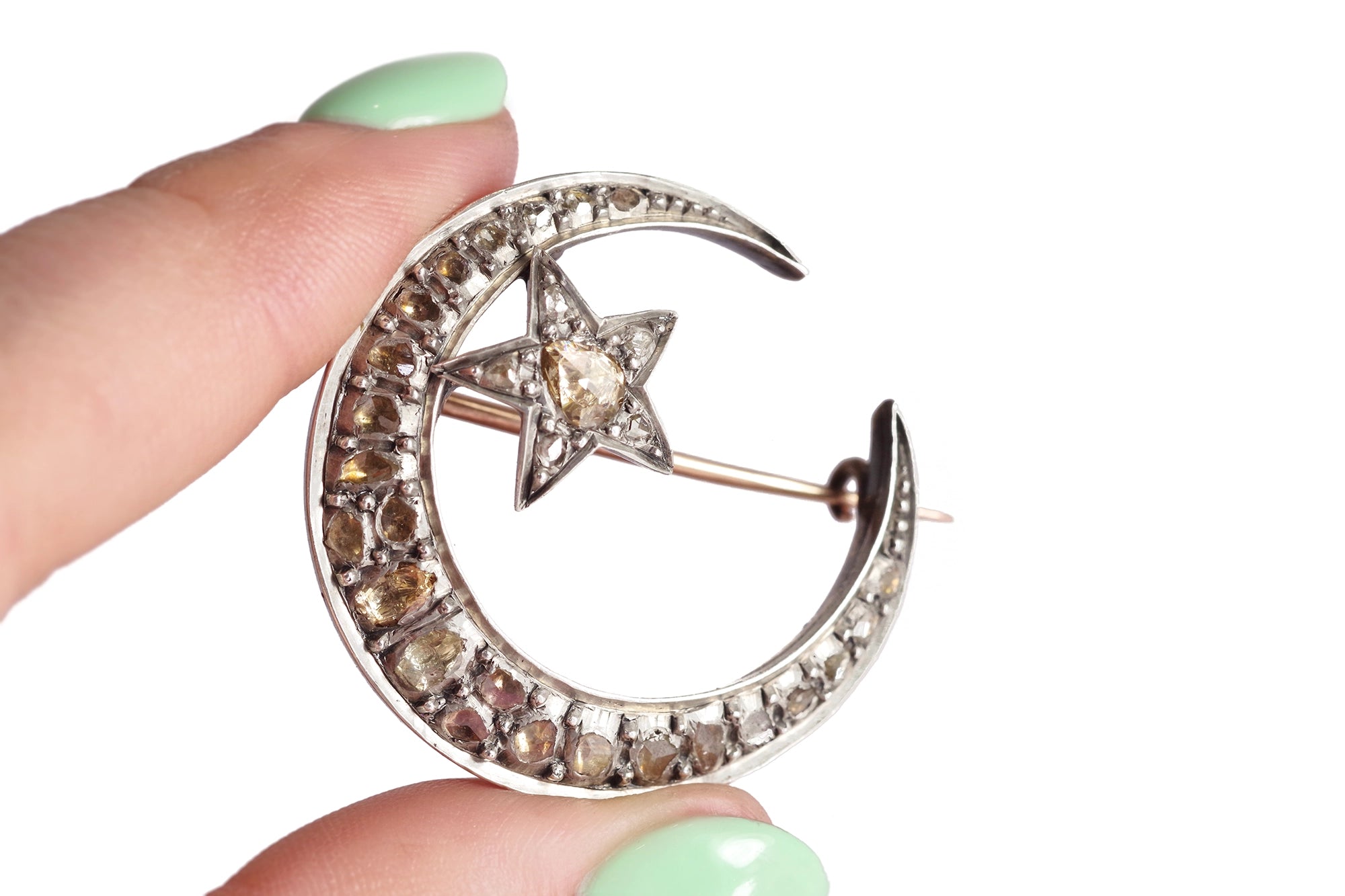Pendentif croix micro-mosaïque